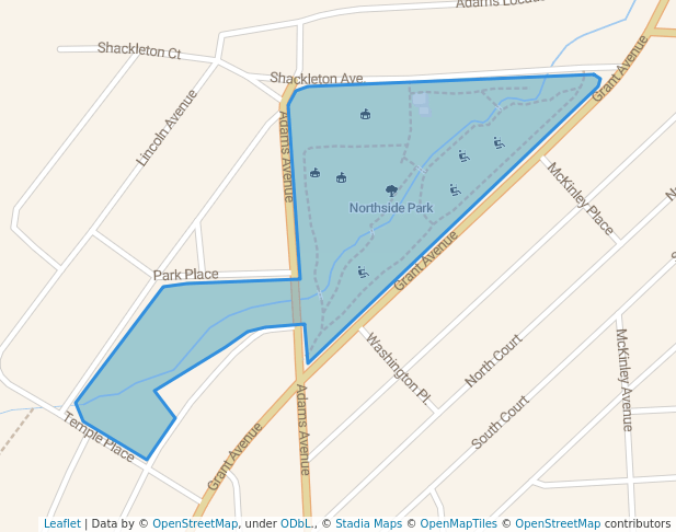 Northside Park in Eveleth | Map and Routes