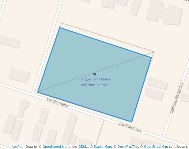 Parque Santa María del Pinar- II Etapa in Piura | Map and Routes