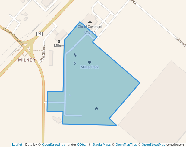 Milner Park in Langley | Map and Routes