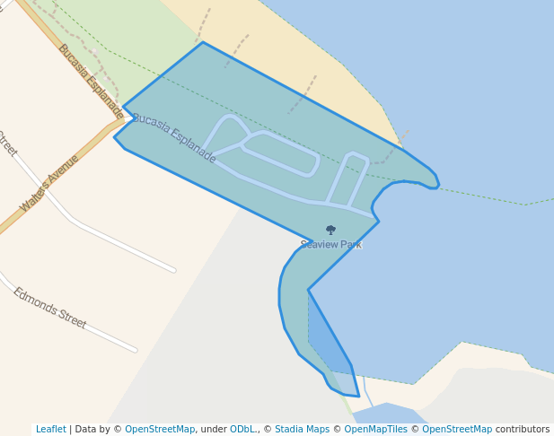 Seaview Park in Bucasia | Map and Routes