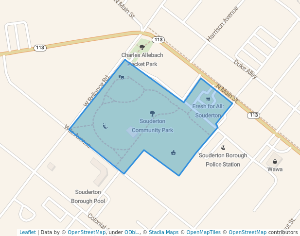 Souderton Community Park in Souderton | Map and Routes
