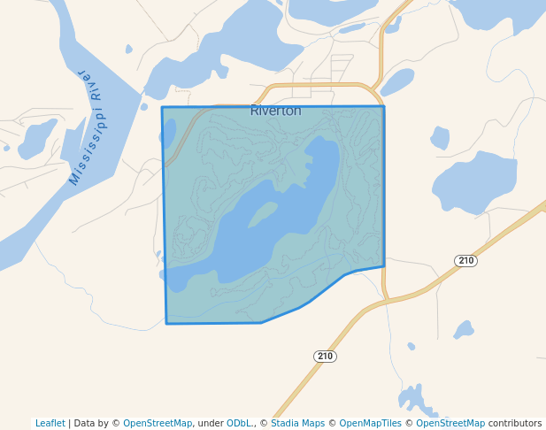 Cuyuna Country State Recreation Area in Riverton | Map and Routes