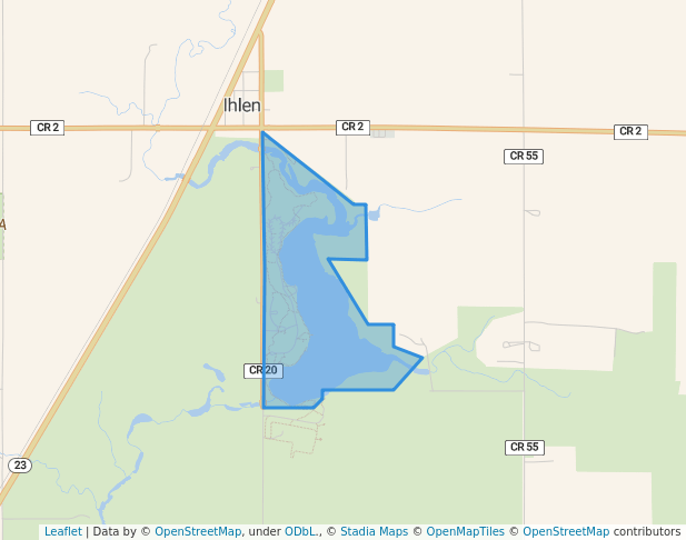 Split Rock Creek State Park in Pipestone | Map and Routes