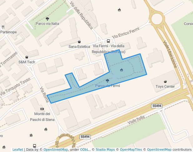 Parco via Fermi in Corsico | Map and Routes