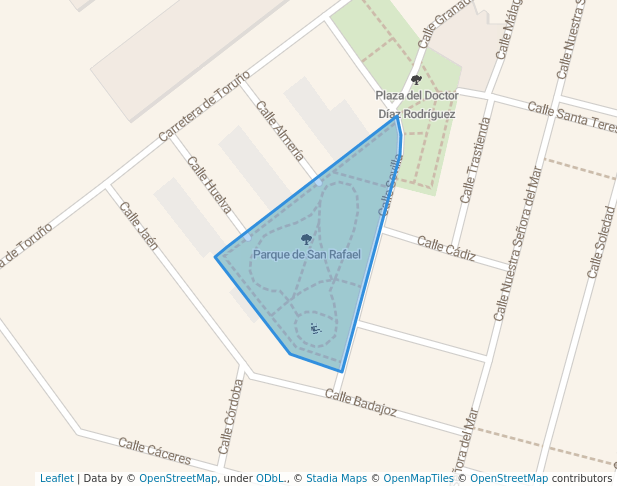 Parque de San Rafael in Isla Mayor | Map and Routes