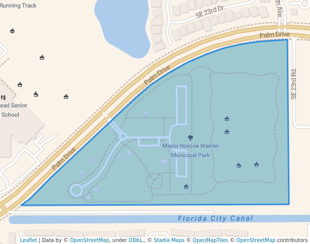 Mayor Roscoe Warren Municipal Park in Homestead | Map and Routes