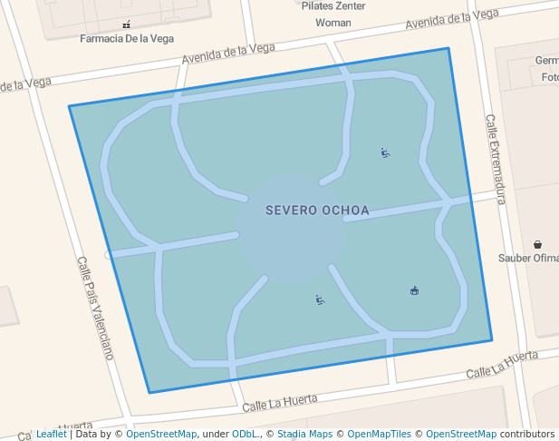 Parque Severo Ochoa in Orihuela | Map and Routes