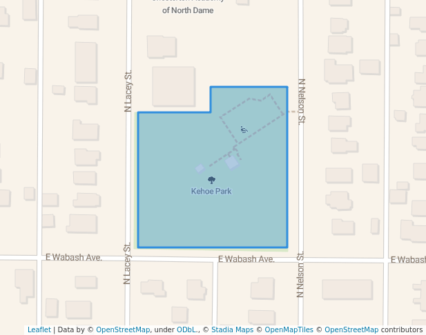 Kehoe Park in Spokane | Map and Routes