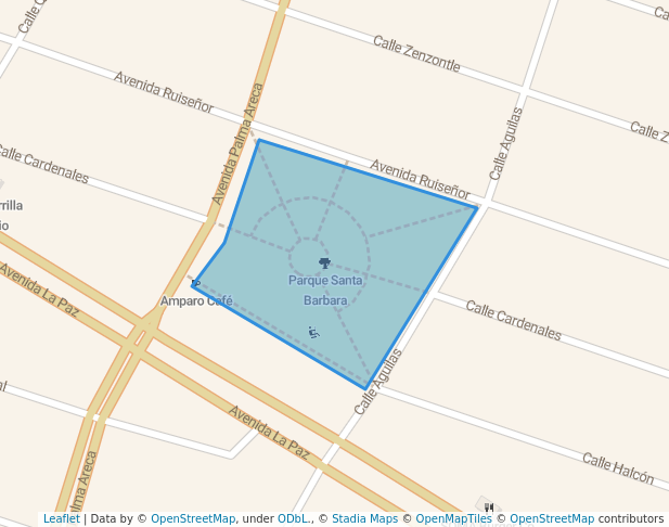 Parque Santa Barbara in Colima | Map and Routes