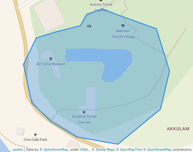 Akkulam Tourist Village in Thiruvananthapuram | Map and Routes