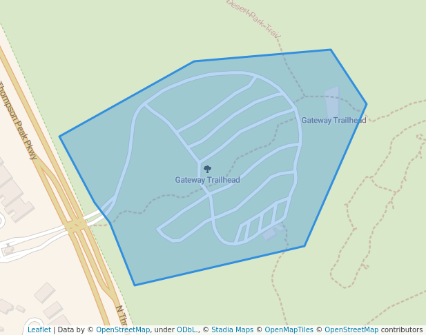 Gateway Trailhead in Scottsdale | Map and Routes