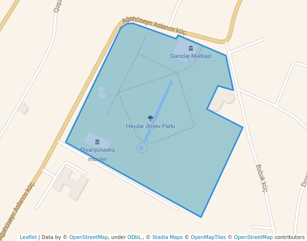 Heydər Əliyev Parkı in Ismailli | Map and Routes