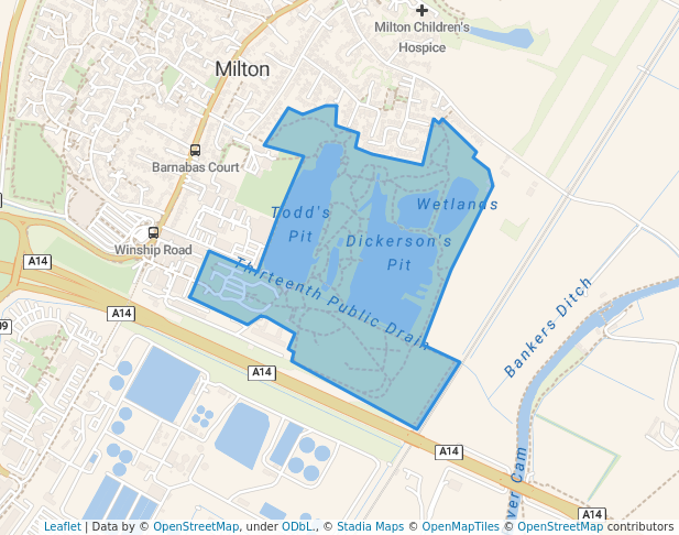 Milton Country Park in Milton | Map and Routes