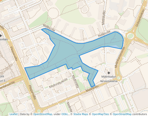 Matinniitty in Esbo | Map and Routes