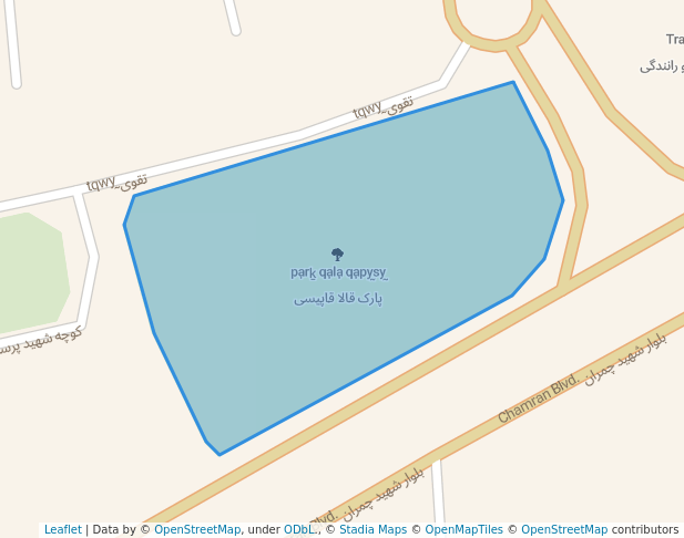 پارک قالا قاپیسی in Khoy | Map and Routes