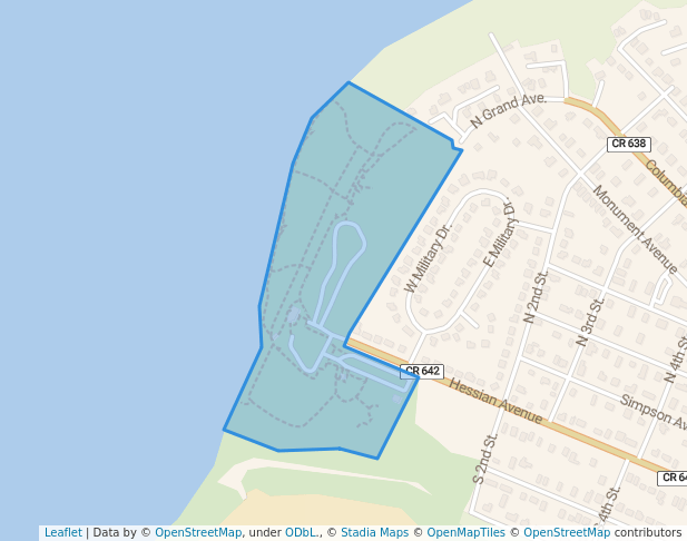 Red Bank Battlefield in National Park | Map and Routes