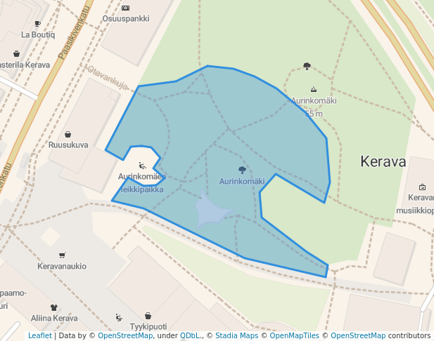 Aurinkomäki in Kerava | Map and Routes