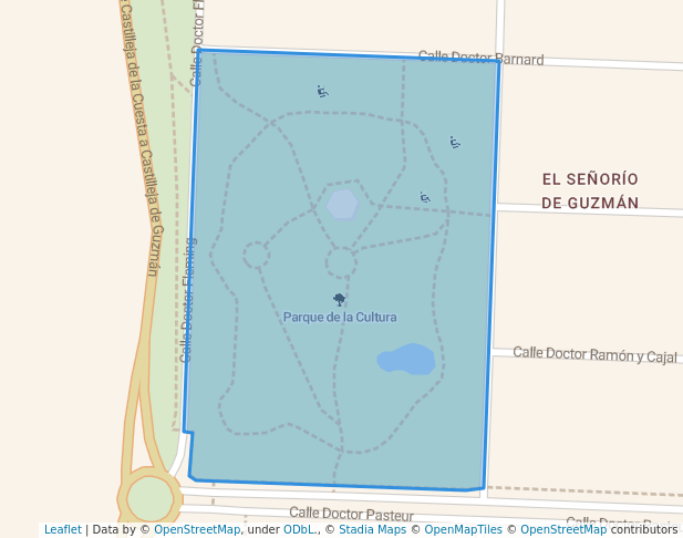 Parque de la Cultura in Castilleja de Guzmán | Map and Routes