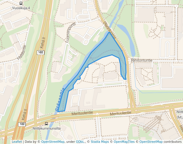 Gräsankartanonpuisto in Esbo | Map and Routes