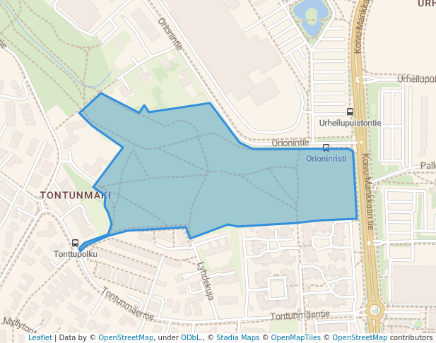 Tonttuleikki in Esbo | Map and Routes