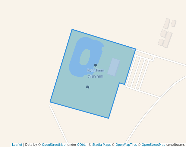 Ronit Farm in Ga'ash | Map and Routes