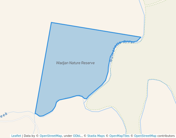 Wadjan Nature Reserve in Dangelong | Map and Routes