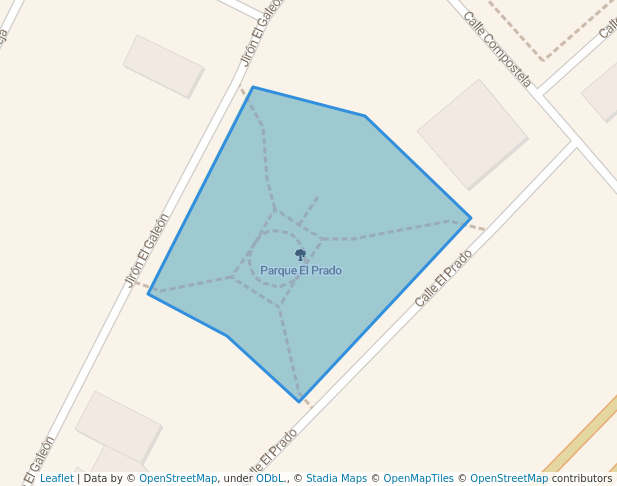 Parque El Prado in Santiago de Surco | Map and Routes