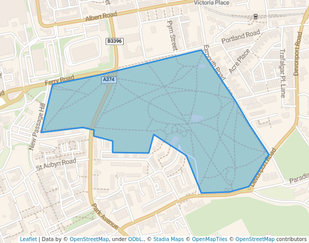 Devonport Park in Plymouth | Map and Routes