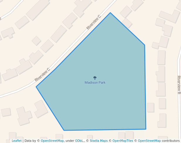 Madison Park in Great Falls | Map and Routes