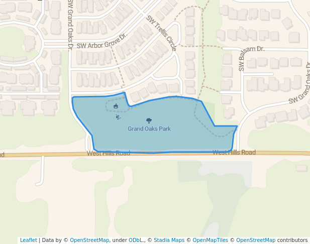 Grand Oaks Park in Corvallis | Map and Routes