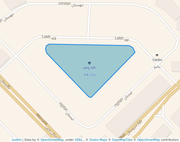 پارک لاله in Tabriz | Map and Routes