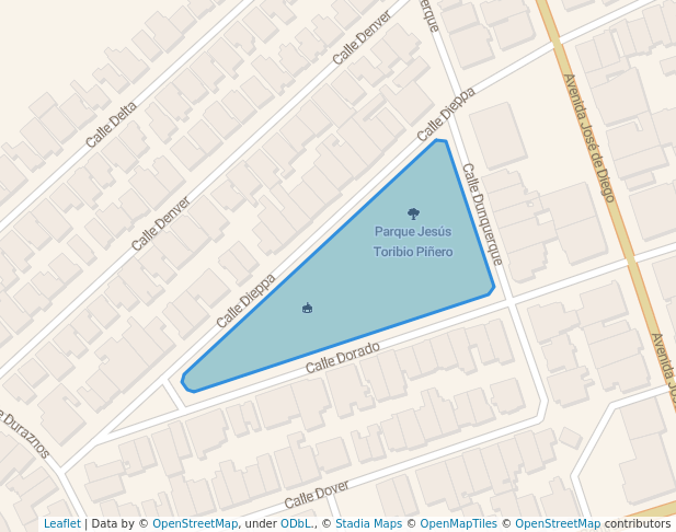 Parque Jesus Toribio Piñero in San Juan | Map and Routes