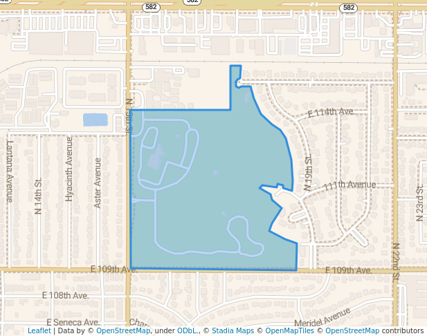 Copeland Park in Tampa | Map and Routes