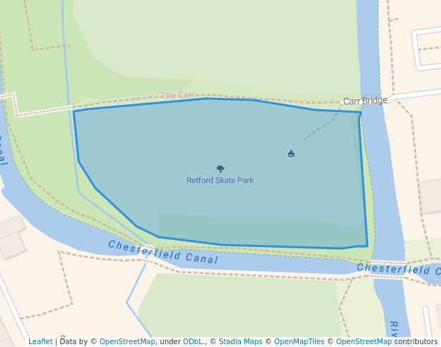 Retford Skate Park in Retford | Map and Routes