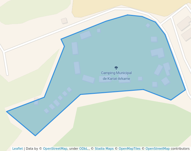 Camping Municipal de Kariat-Arkame in Kariat Arekmane | Map and Routes