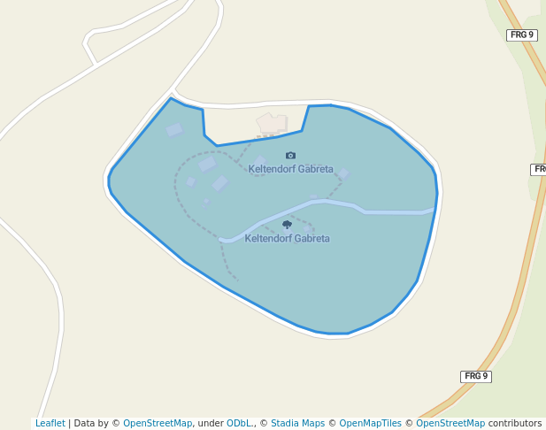 Keltendorf Gabreta in Ringelai | Map and Routes