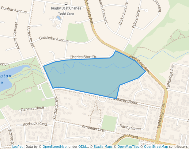 Ellison Reserve in Werrington | Map and Routes