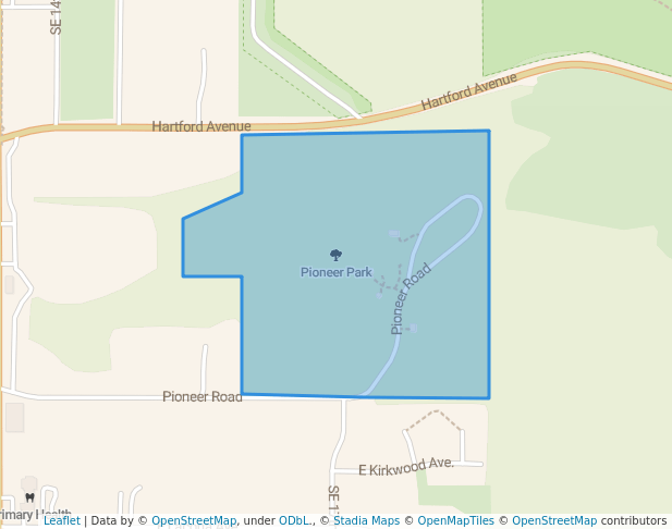 Pioneer Park in Des Moines | Map and Routes