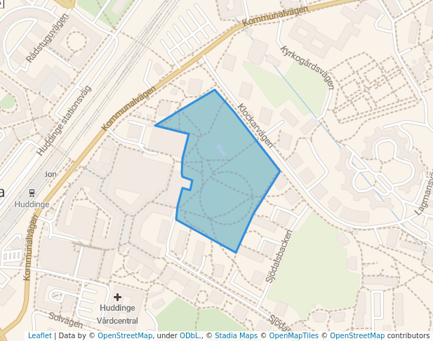 Sjödalsparken in Huddinge | Map and Routes