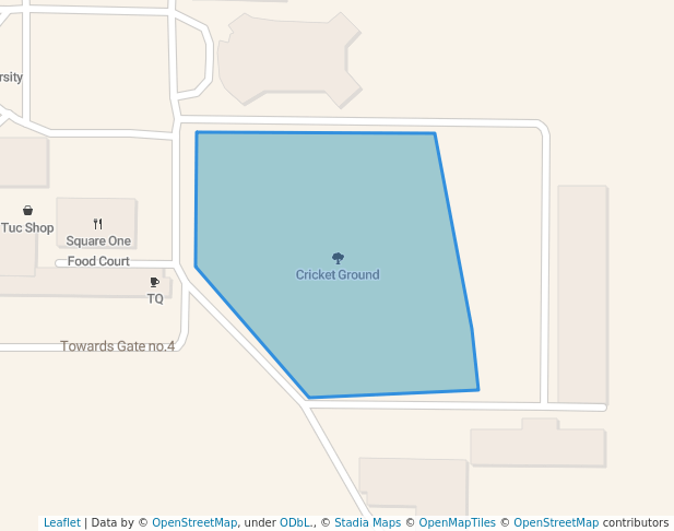 Cricket Ground in Shambu Kalan | Map and Routes