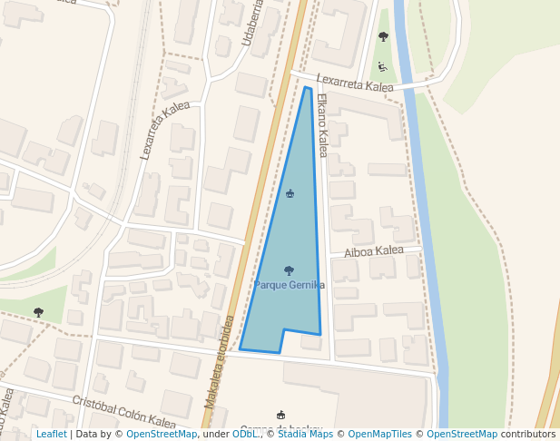 Parque Gernika in Getxo | Map and Routes