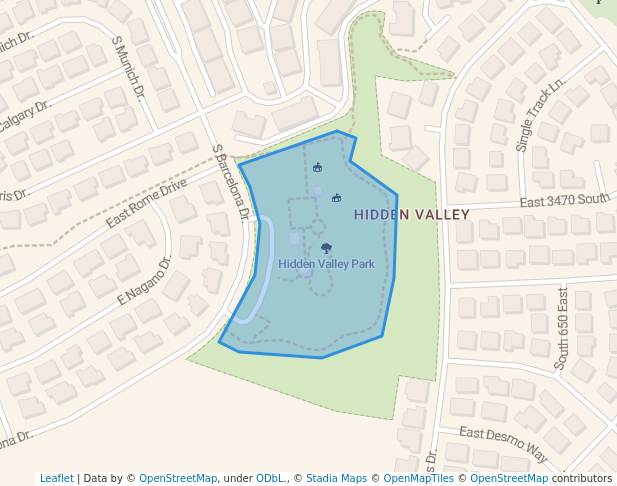 Hidden Valley Park in St. George | Map and Routes