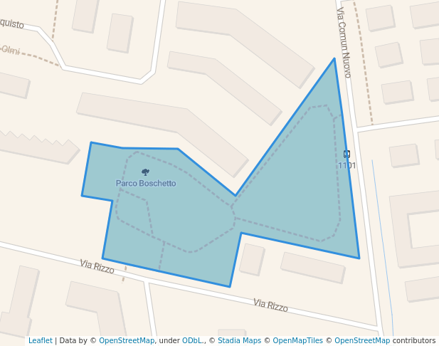 Parco Boschetto in Stezzano | Map and Routes