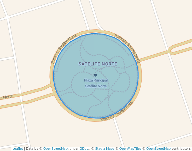 Plaza Principal Satélite Norte in CLARA CHUCHIO | Map and Routes