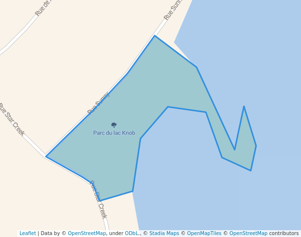 Parc du lac Knob in Schefferville | Map and Routes