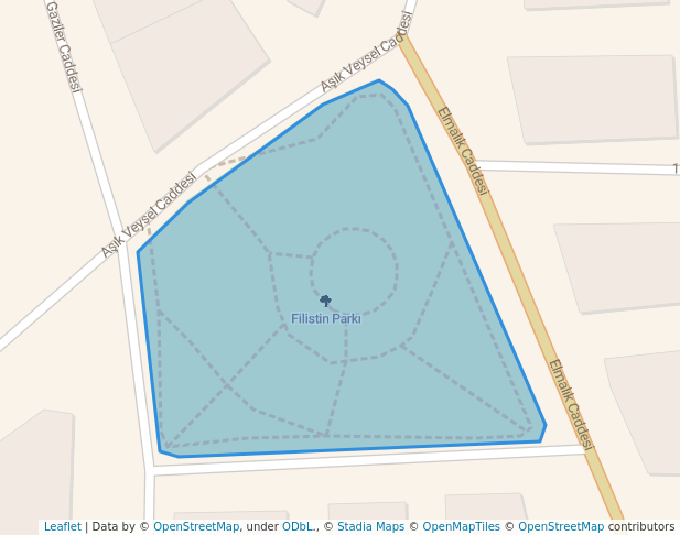 Filistin Parkı in Ankara | Map and Routes