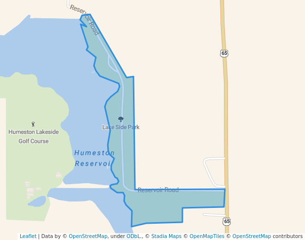 Lake Side Park in Humeston | Map and Routes