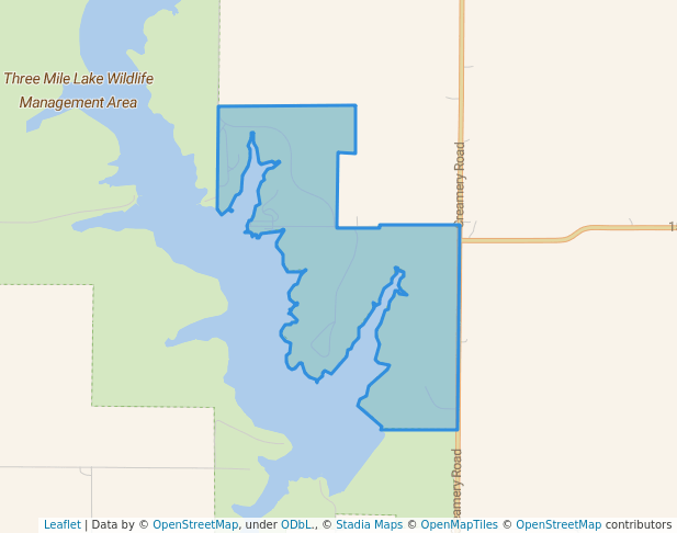 Three Mile Lake County Park in Afton | Map and Routes