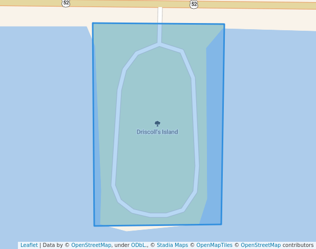 Driscoll's Island in Sabula | Map and Routes