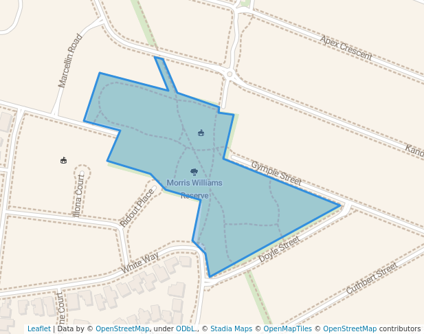 Morris Williams Reserve in Bulleen | Map and Routes